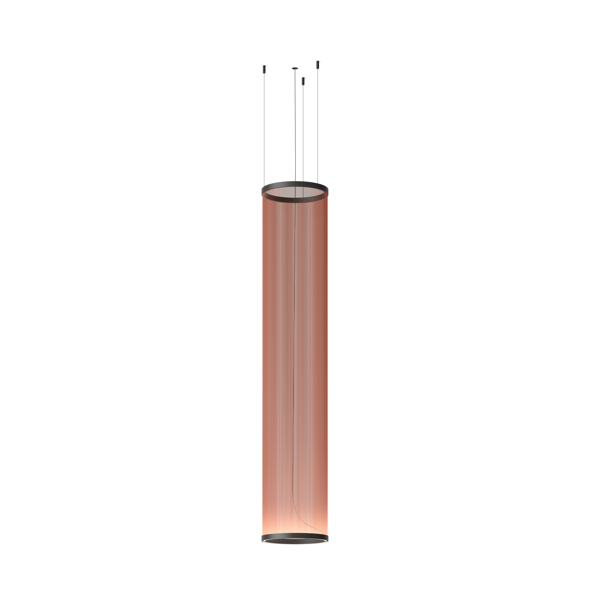 Lampadario Vibia Array 1810 Push Terra Rosso